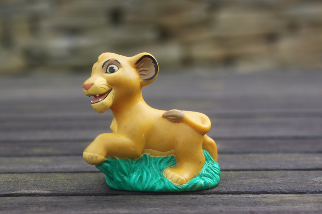 Lion King Disney Plastic Figure, Young Simba Lion Cub, Unusual Figure ...
