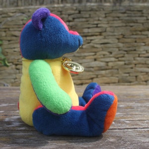 Soft Toy Millenium Bears, 2000, Plush Toys, Red Yellow Blue Purple ...