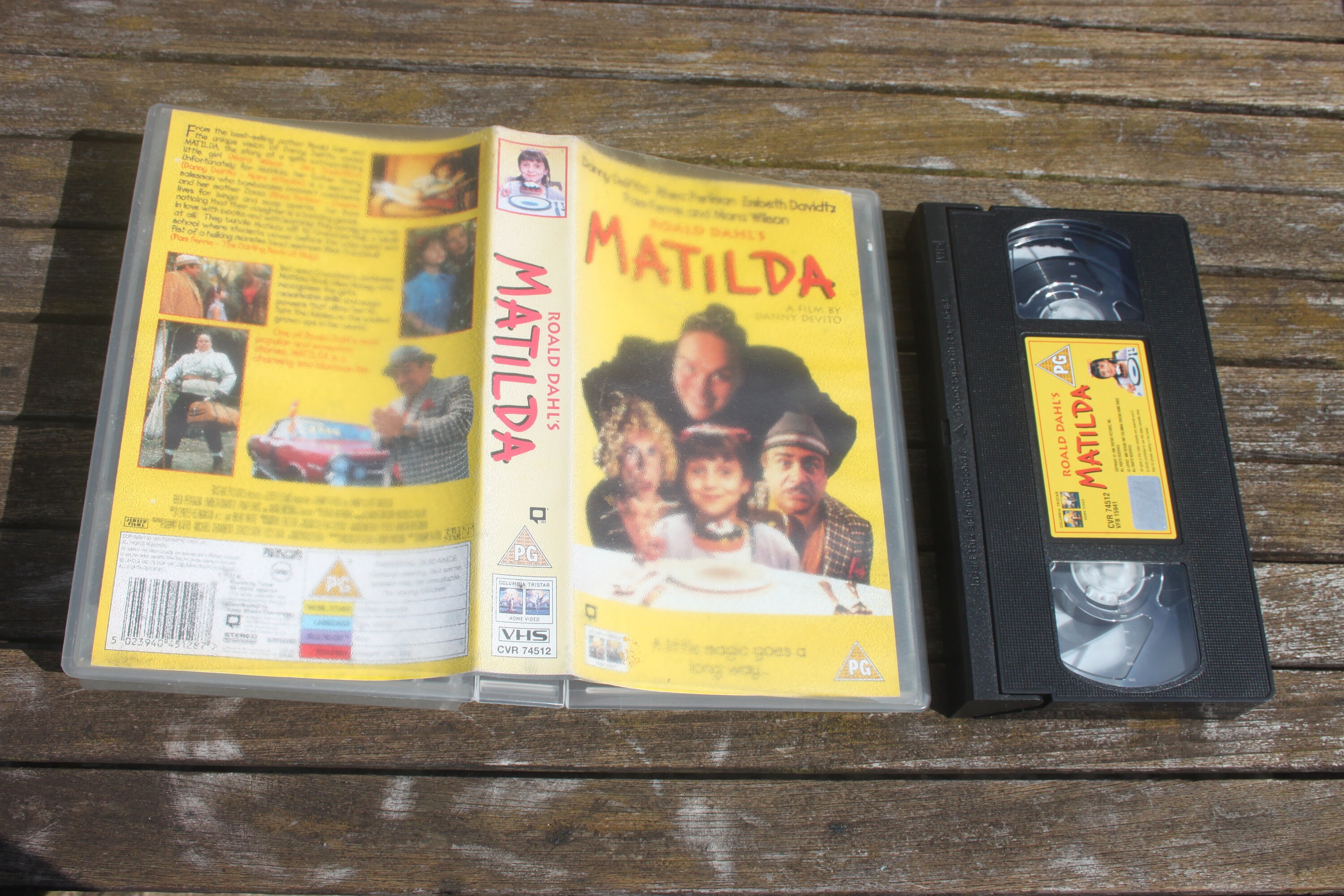 Vintage VHS Video Matilda Roald Dahl Children's Films - Etsy