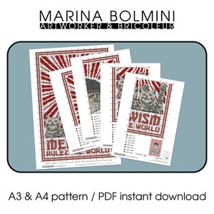 MEOWISM - Cross Stitch Pattern Pdf File - Etsy