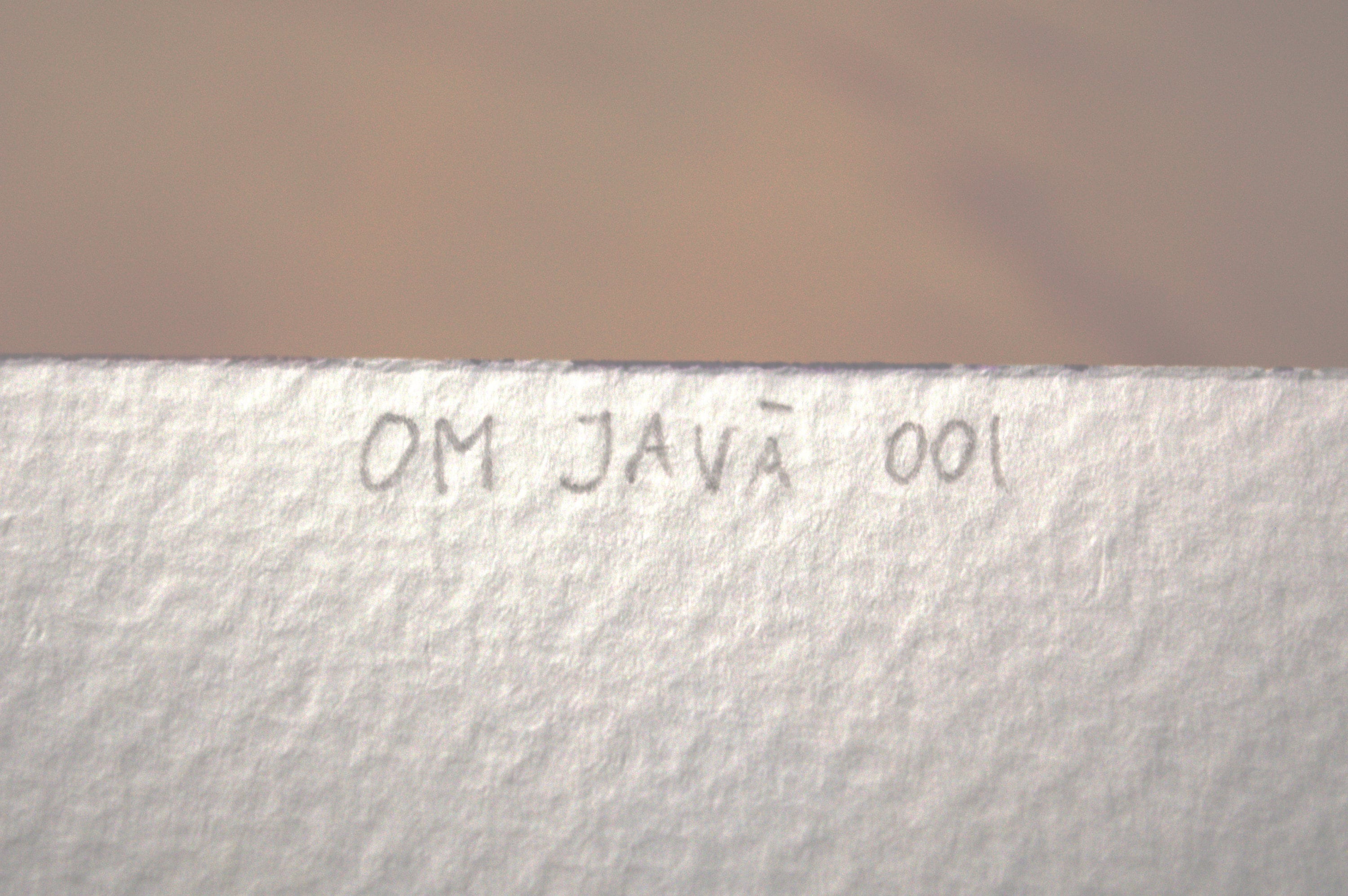 OM Java 001 Handmade Watercolor Painting of OM With - Etsy