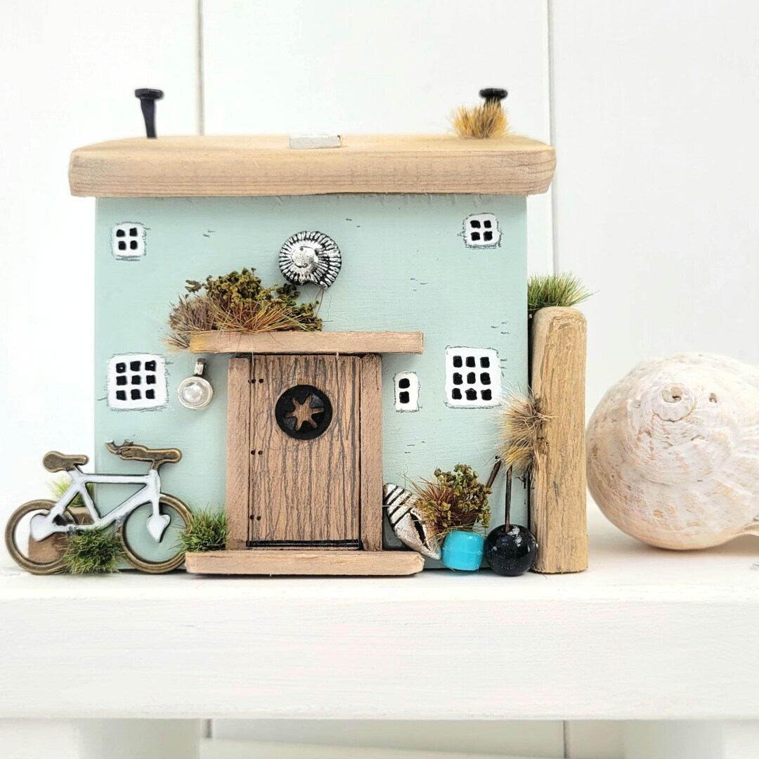 Mariners Cottage .. Seaside Little Miniature Wooden House.. Made to ...
