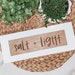 Salt Light Wood Sign 3D Engraved Sign Faith Sign Home Decor Laser ...