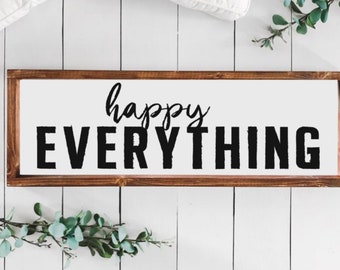 Happy Everything Sign - Etsy