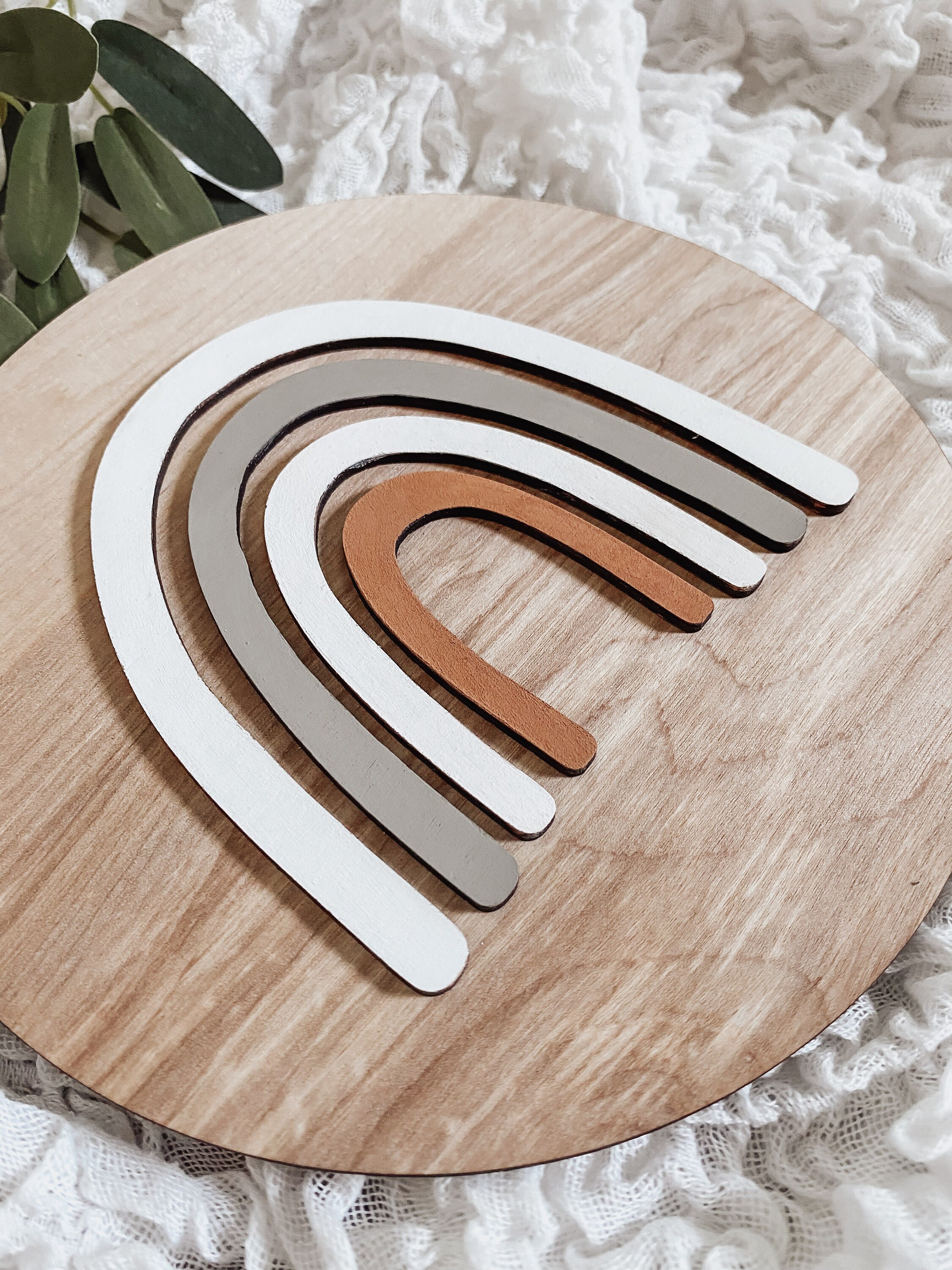 Neutral Boho Rainbow Sign Rainbow Baby Decor Boho Nursery - Etsy