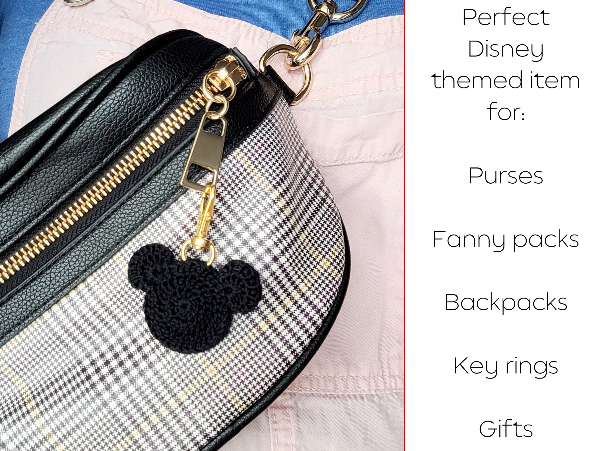 Mickey/minnie Character Keychain Disney Keychain Mouse Bag Charm Mickey ...