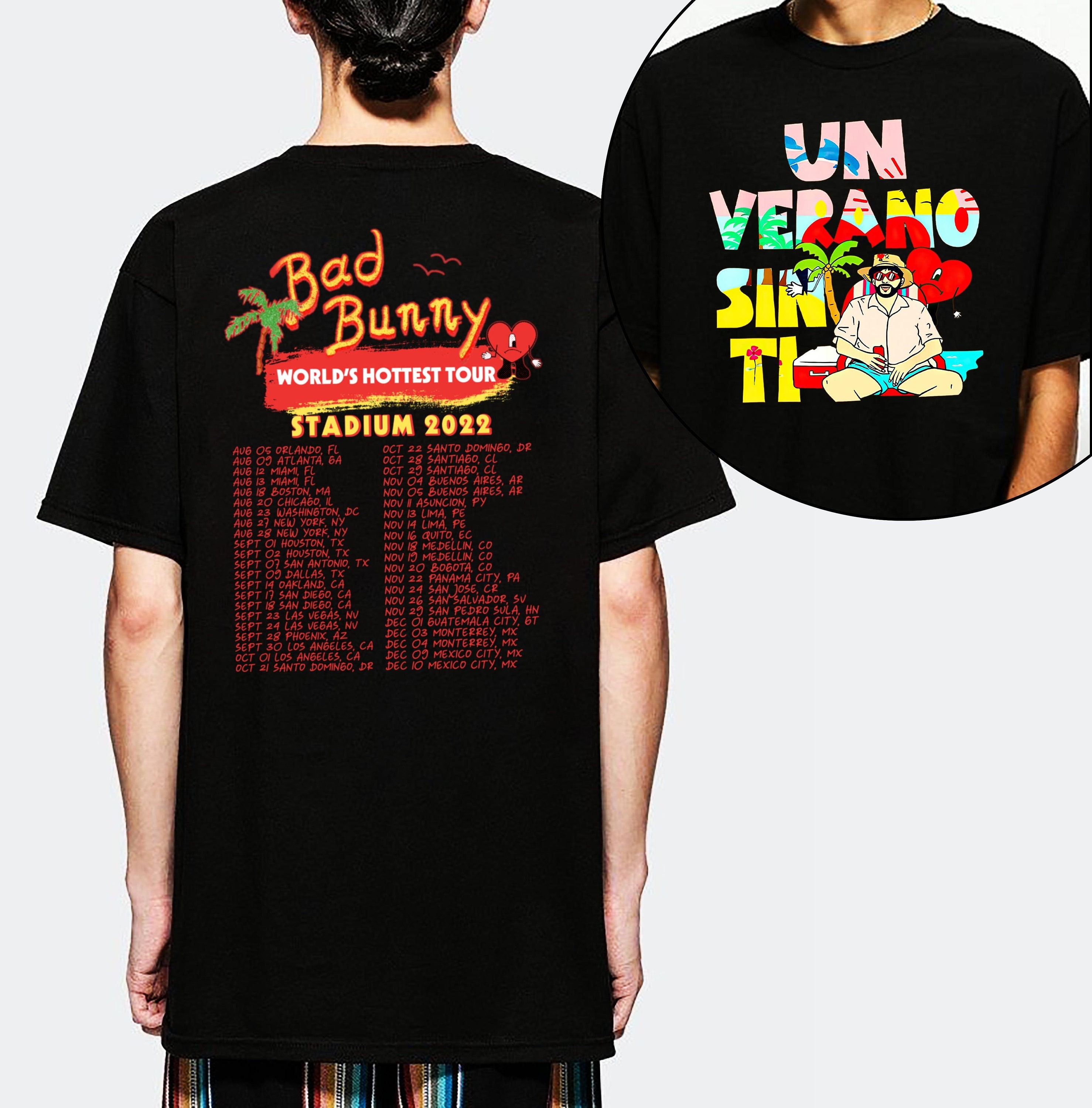 Bad Bunny Un Verano Sin Ti Merch Shirt, Un Verano Sin Ti New Merch, Bad ...