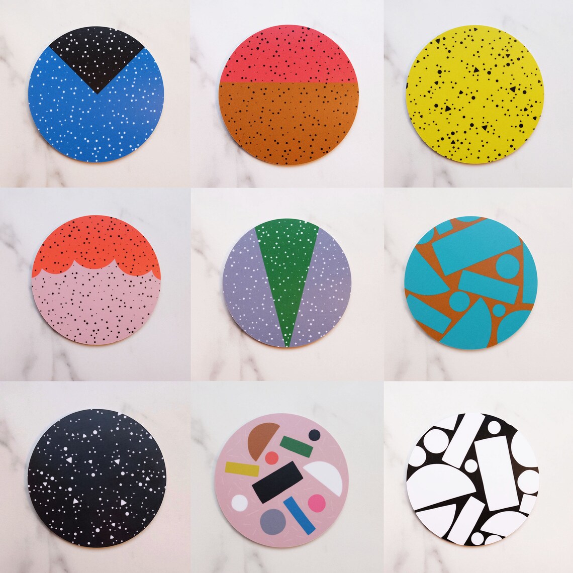 Letter B Coaster / Printed Wood / Scandinavian Design / Mix - Etsy