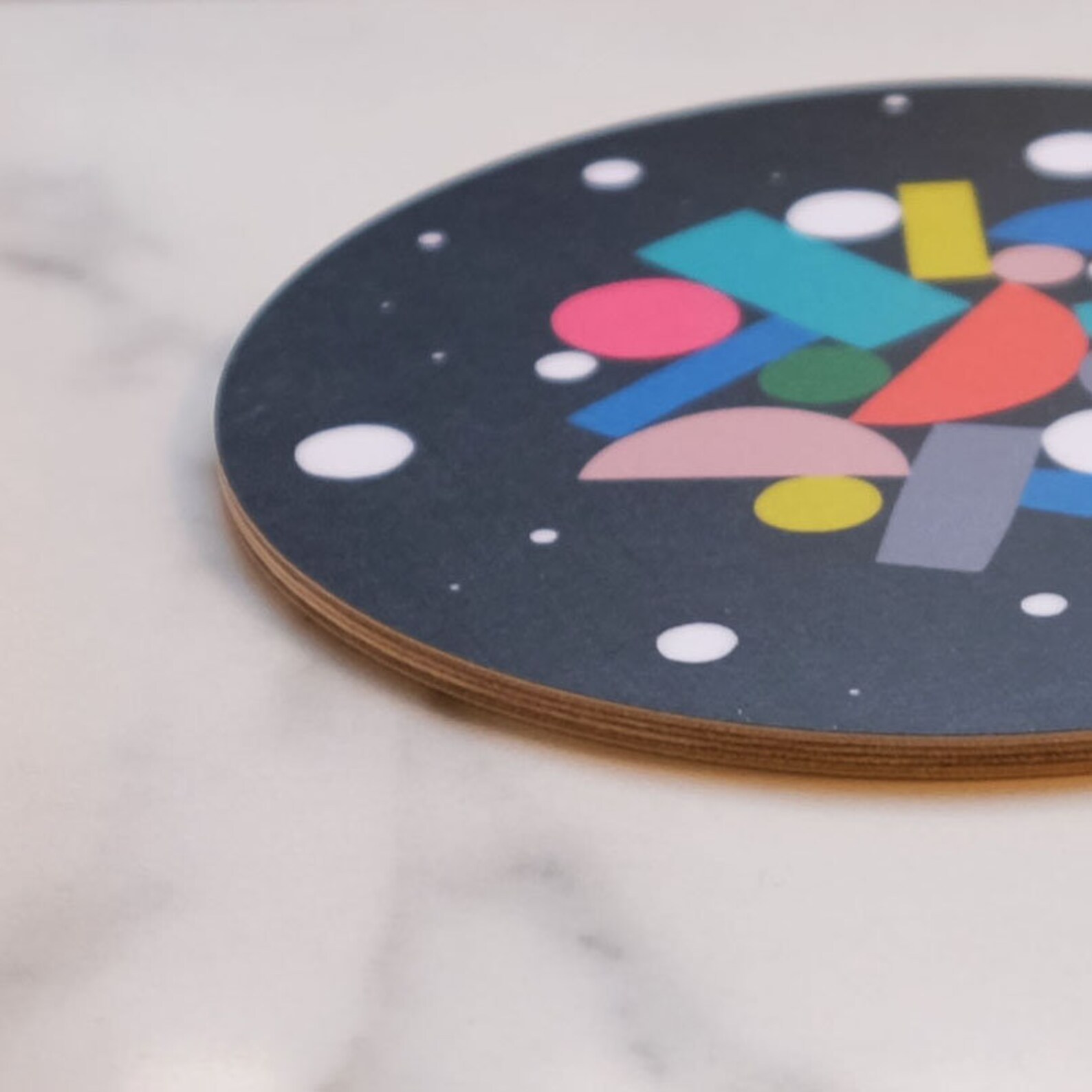 Letter B Coaster / Printed Wood / Scandinavian Design / Mix - Etsy