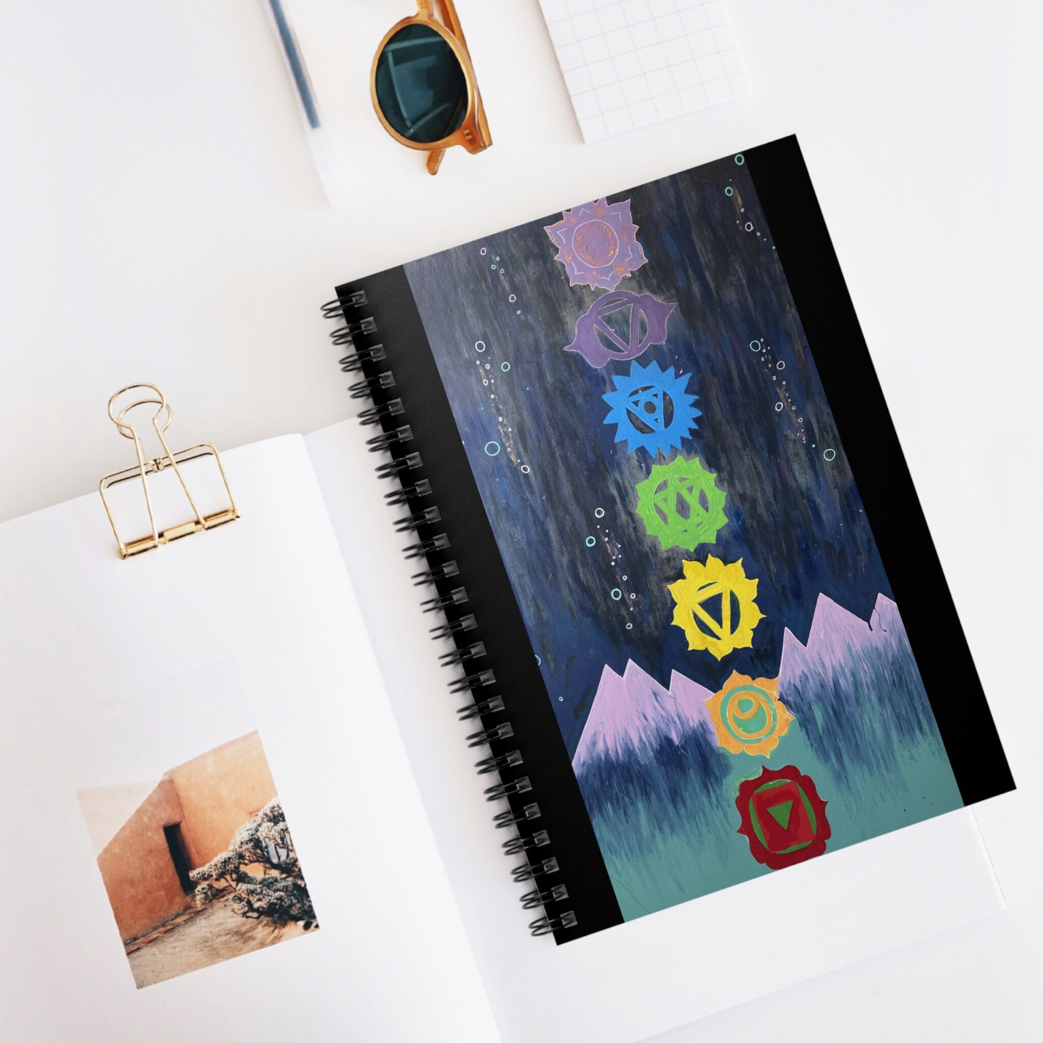 Manifestation Notebook Floating Chakras in the Mountains - Etsy