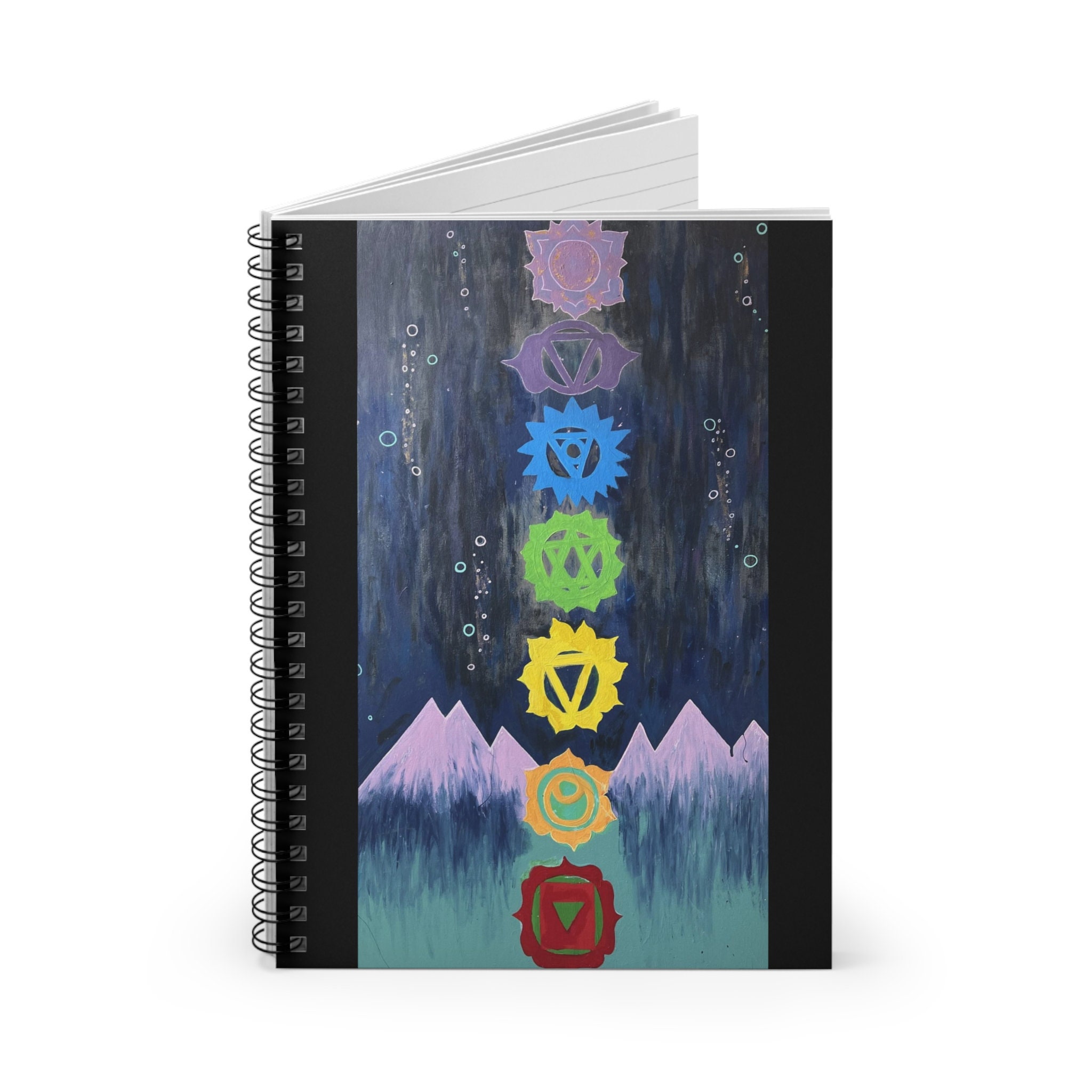 Manifestation Notebook Floating Chakras in the Mountains - Etsy
