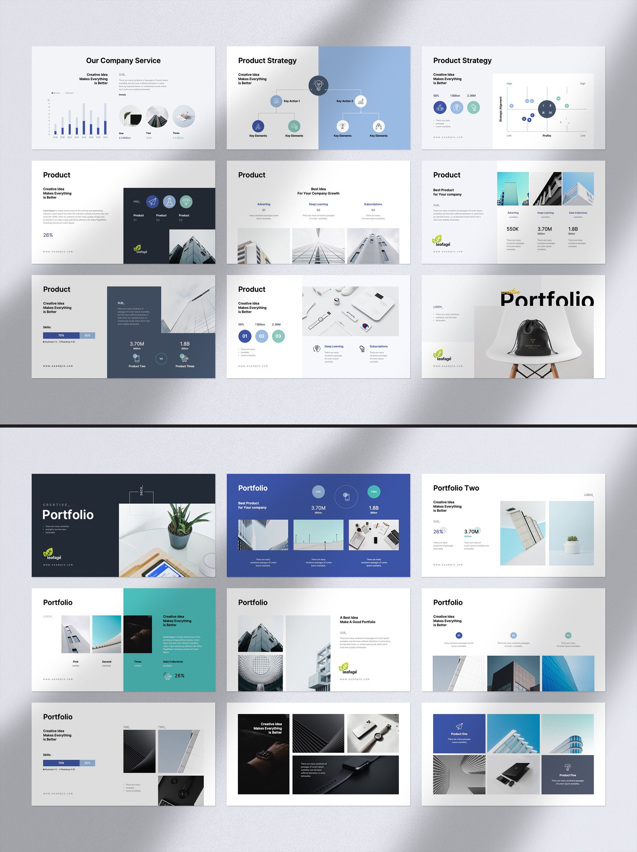 Pitch Deck Powerpoint Presentation Template With Indesign Layout - Etsy
