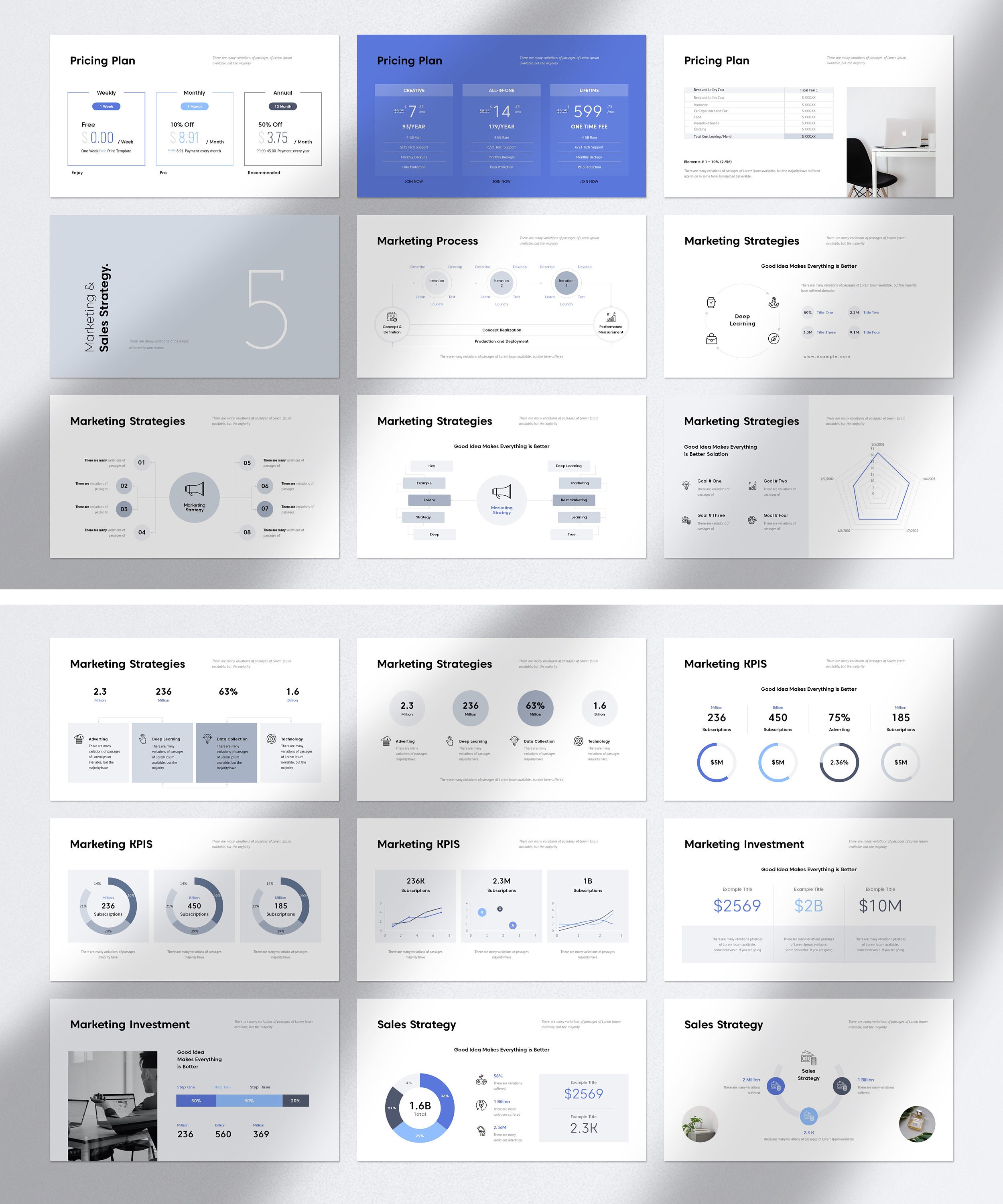 Canva Business Pitch Deck Presentation Template Marketing & Business ...