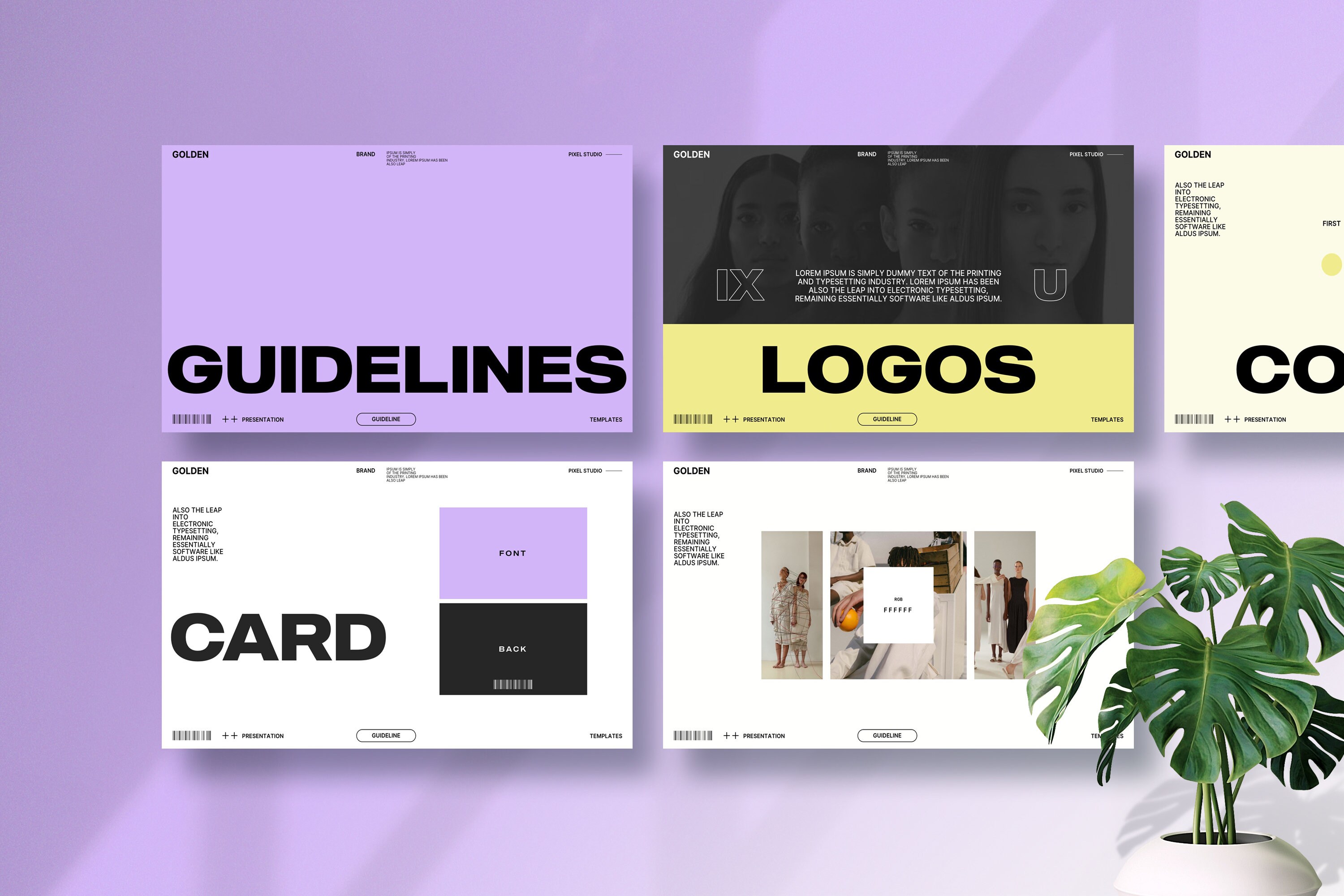Brand Guideline Template With Powerpoint Keynote Google Slides Indesign ...