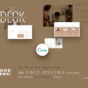 Canva Business Pitch Deck Presentation | Business Plan Template ...