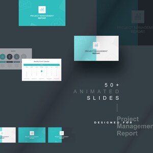 Project Management Report Presentation Powerpoint Template | Business ...