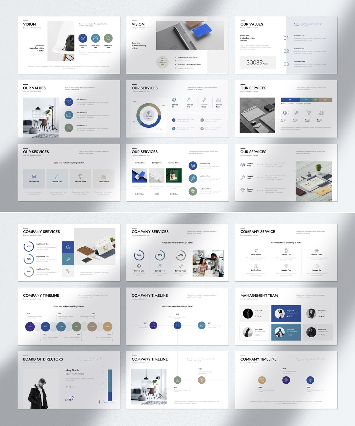 Canva Project Proposal Presentation Template Business - Etsy