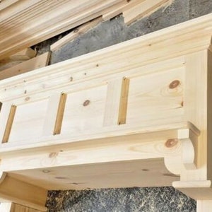 PINE COOKER HOOD Over Aga Kitchen Unit - Etsy UK