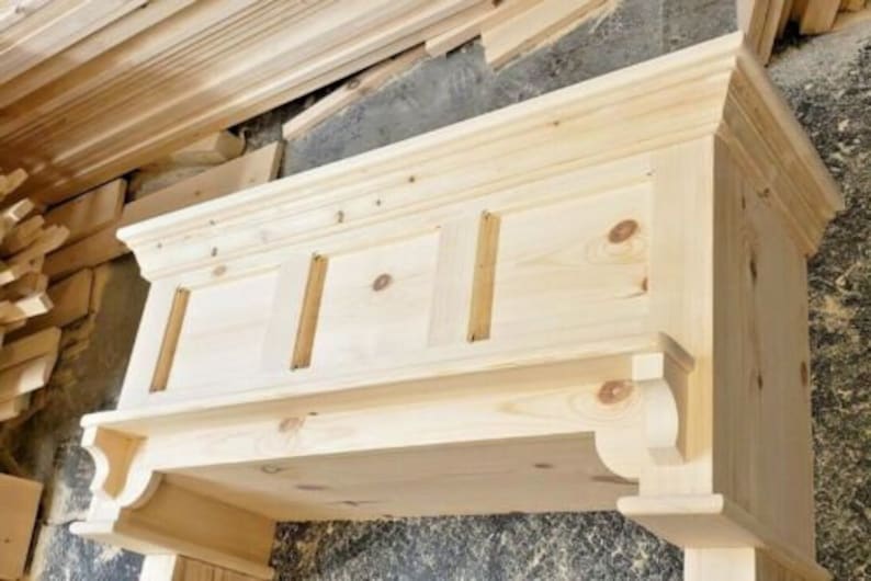 PINE COOKER HOOD Over Aga Kitchen Unit - Etsy UK