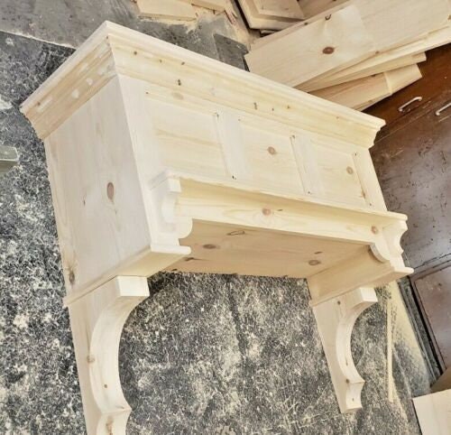PINE COOKER HOOD Over Aga Kitchen Unit - Etsy UK