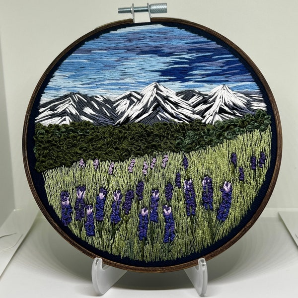 Mountain Embroidery - Etsy