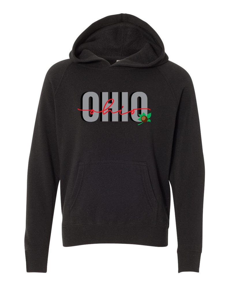 Buckeye Script Ohio Children's Hoodie - Etsy