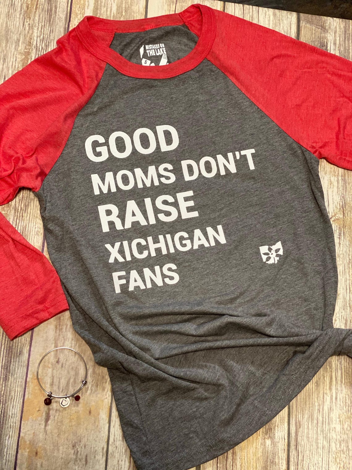 Good Moms Don't Raise Michigan Fans 3|4 Tee - Etsy