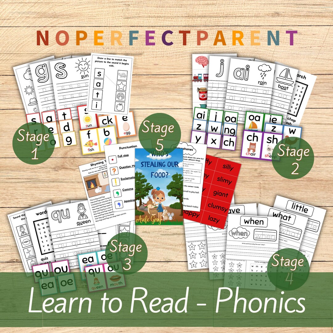 Homeschool Reading Bundle for Kids Reading Program for Children ...