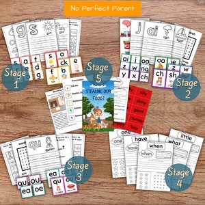 Homeschool Reading Bundle for Kids Reading Program for Children ...