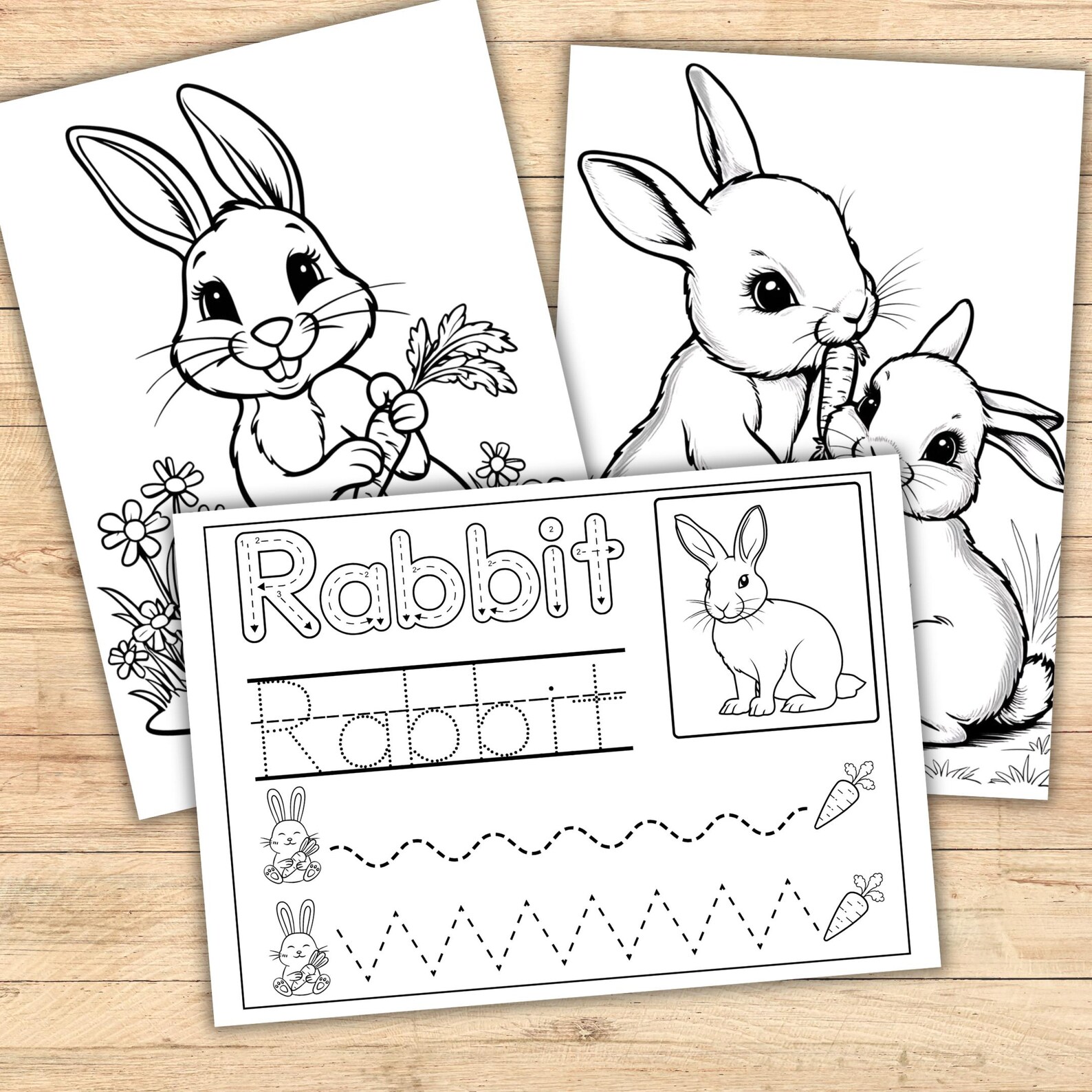Printable Rabbit Unit Study for Kids Printable Lifecycle of a Rabbit ...