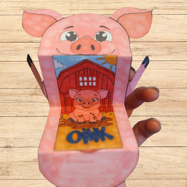 Kindergarten Activity for Kids Printable Farmyard Animal Puppets for ...