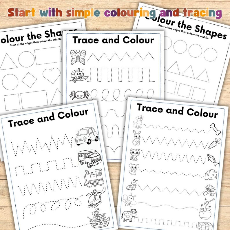 Personalized Name Writing Printable for Kids First Handwriting Book ...