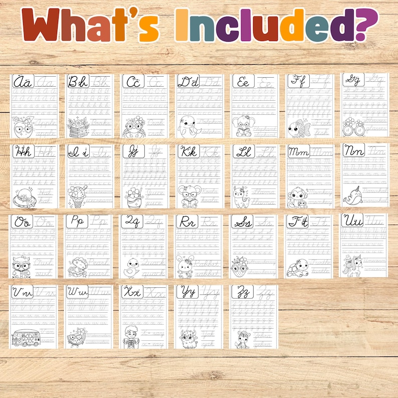 Precursive Handwriting Practice Printable Letter Tracing for Elementary ...
