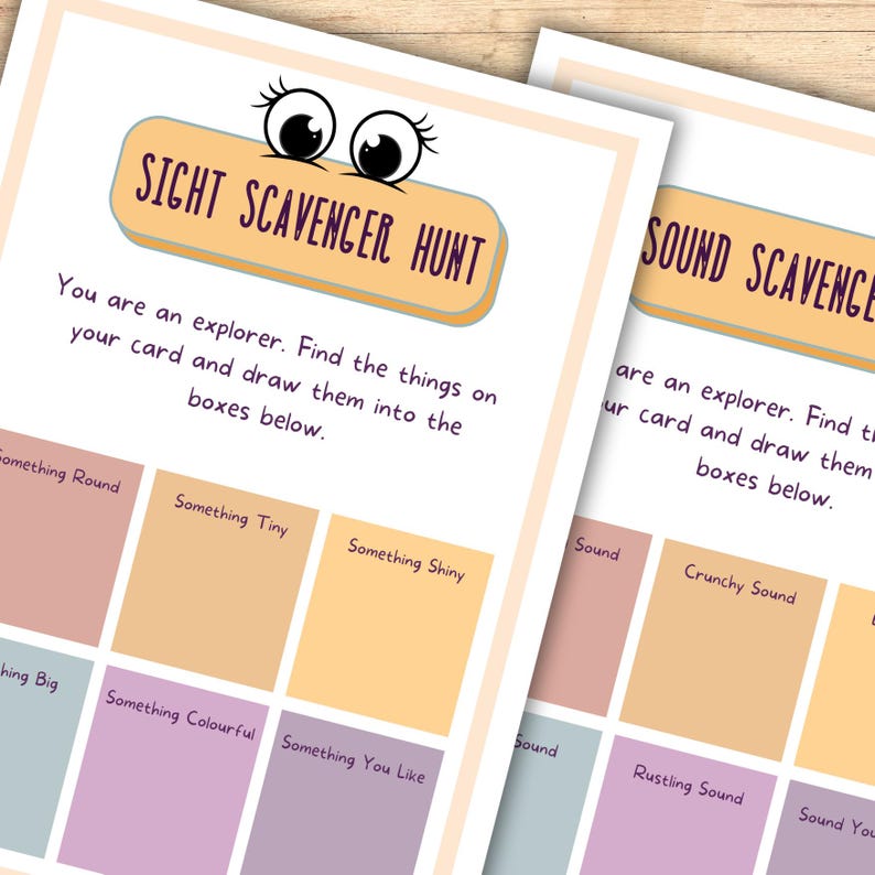 5 Senses Printable for Children Five Senses Unit Study for Homeschool ...