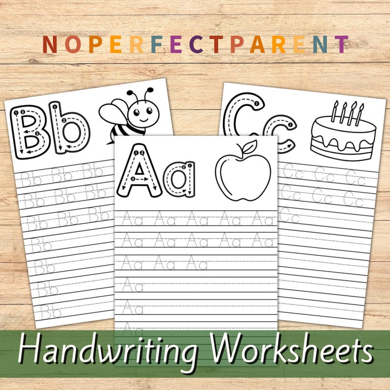 Printable Letter Tracing Worksheets for Kids and Toddler Handwriting ...