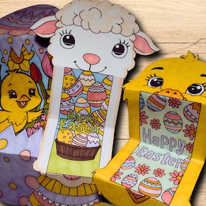 Easter Activity for Kids Printable Hand Puppets for Easter Bunny Crafts ...