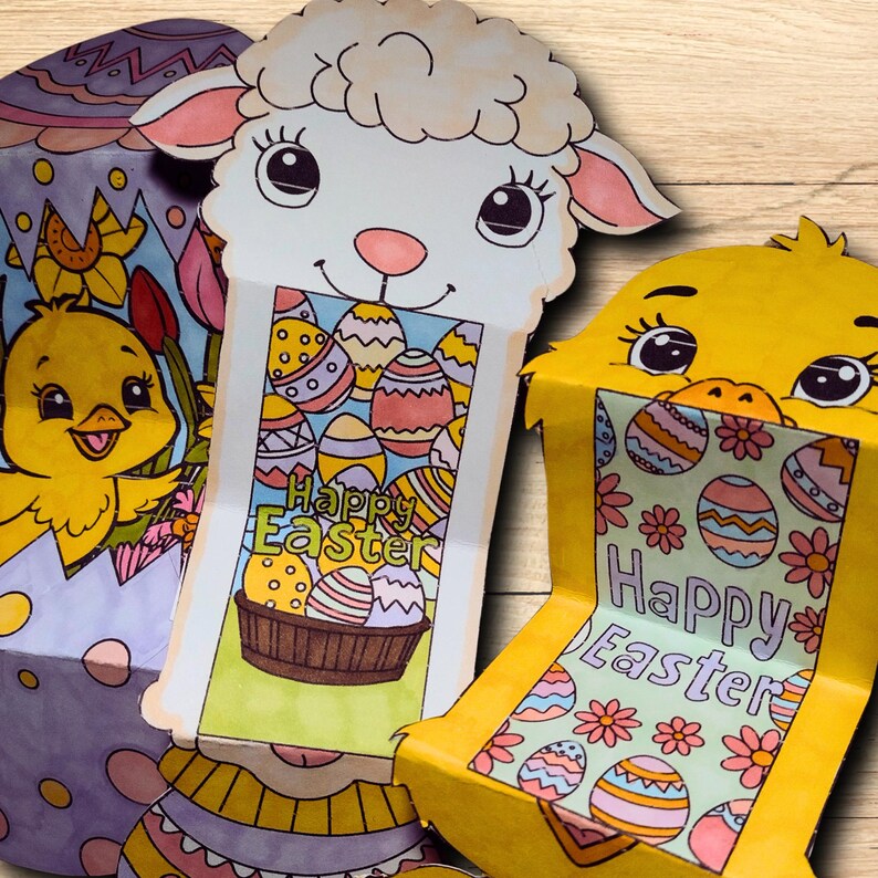 Easter Activity for Kids Printable Hand Puppets for Easter Bunny Crafts ...