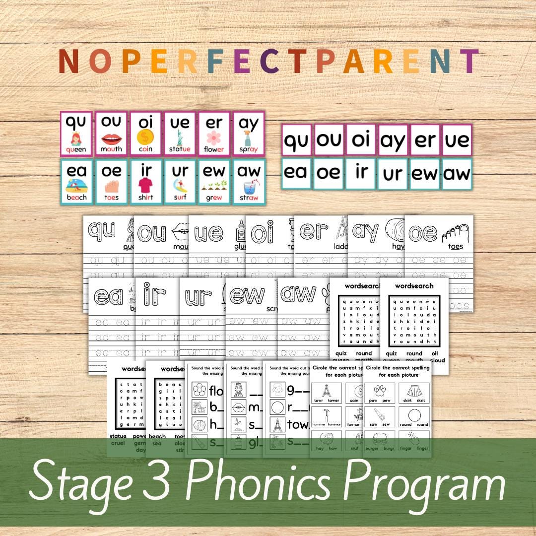 Learn to Read| Phonics Programme Stage 3| 40+ Pages| Teach Kids to Read ...