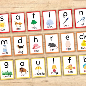 Printable Phonics Flashcards | Alphabet Sound Cards for Preschool ...
