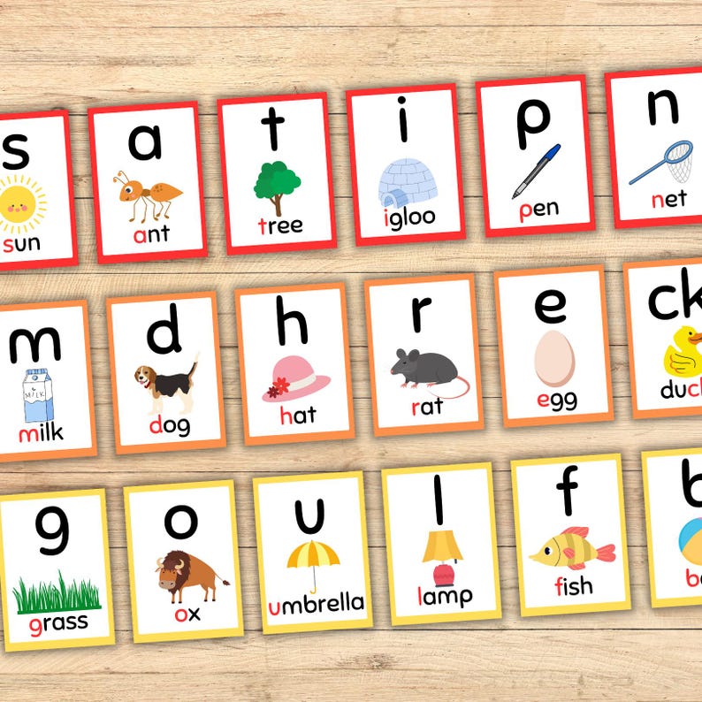 Printable Phonics Flashcards | Alphabet Sound Cards for Preschool ...