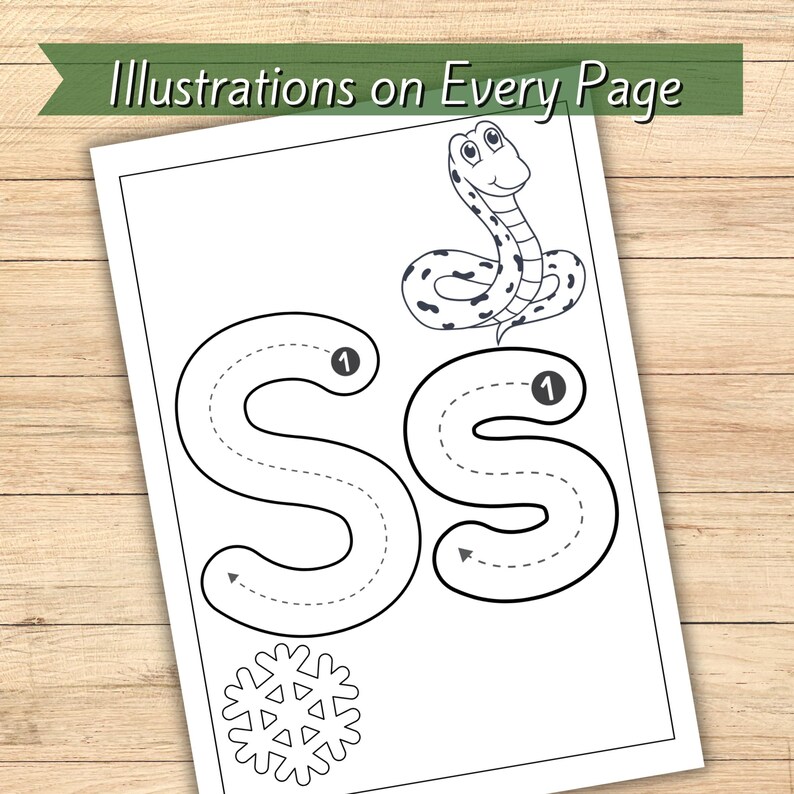 Preschool Worksheets for Kids Letter Tracing Activity for Montessori ...