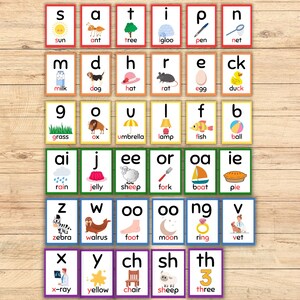 Printable Phonics Flashcards | Alphabet Sound Cards for Preschool ...