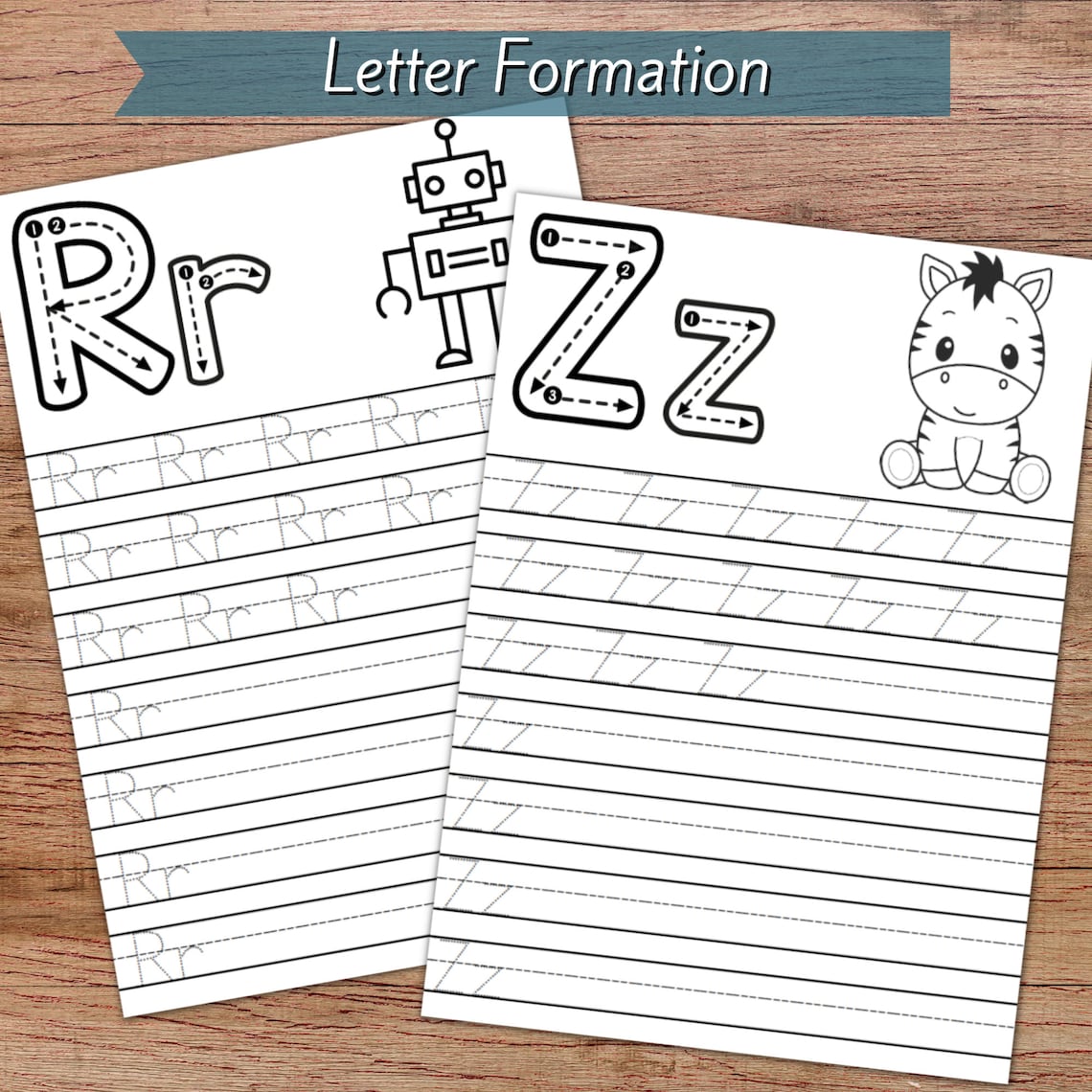 Printable Letter Tracing Worksheets for Kids | Teach Your Child to ...