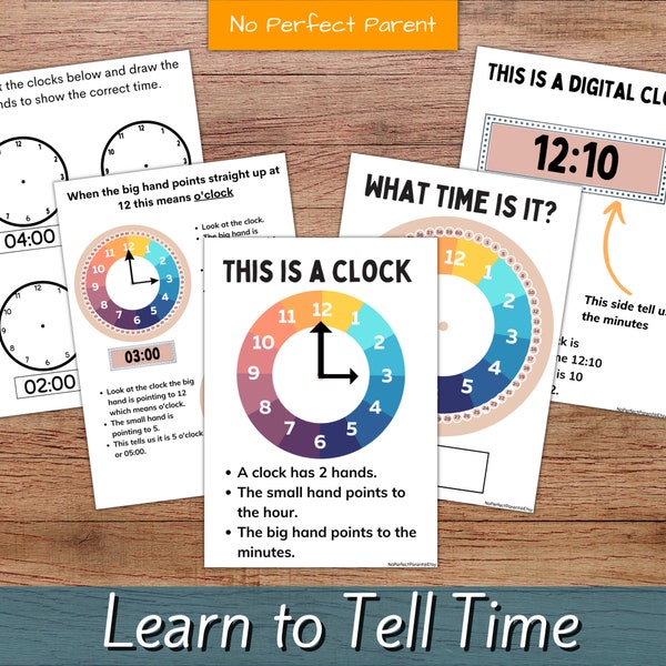 Telling Time - Etsy