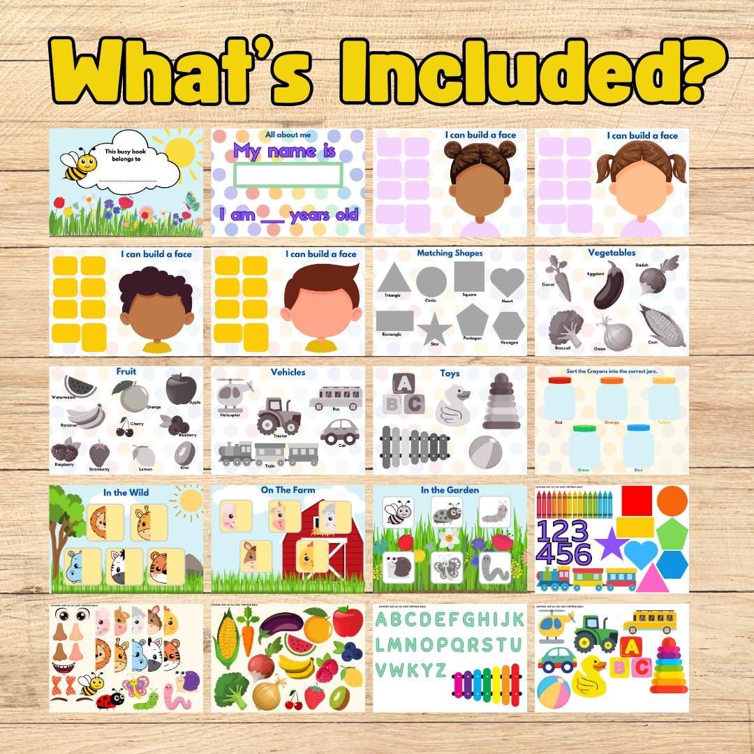 Busy Binder for Toddler| My First Busy Binder| Toddler Activity ...