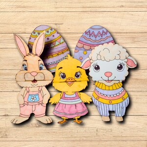 Easter Activity for Kids Printable Hand Puppets for Easter Bunny Crafts ...