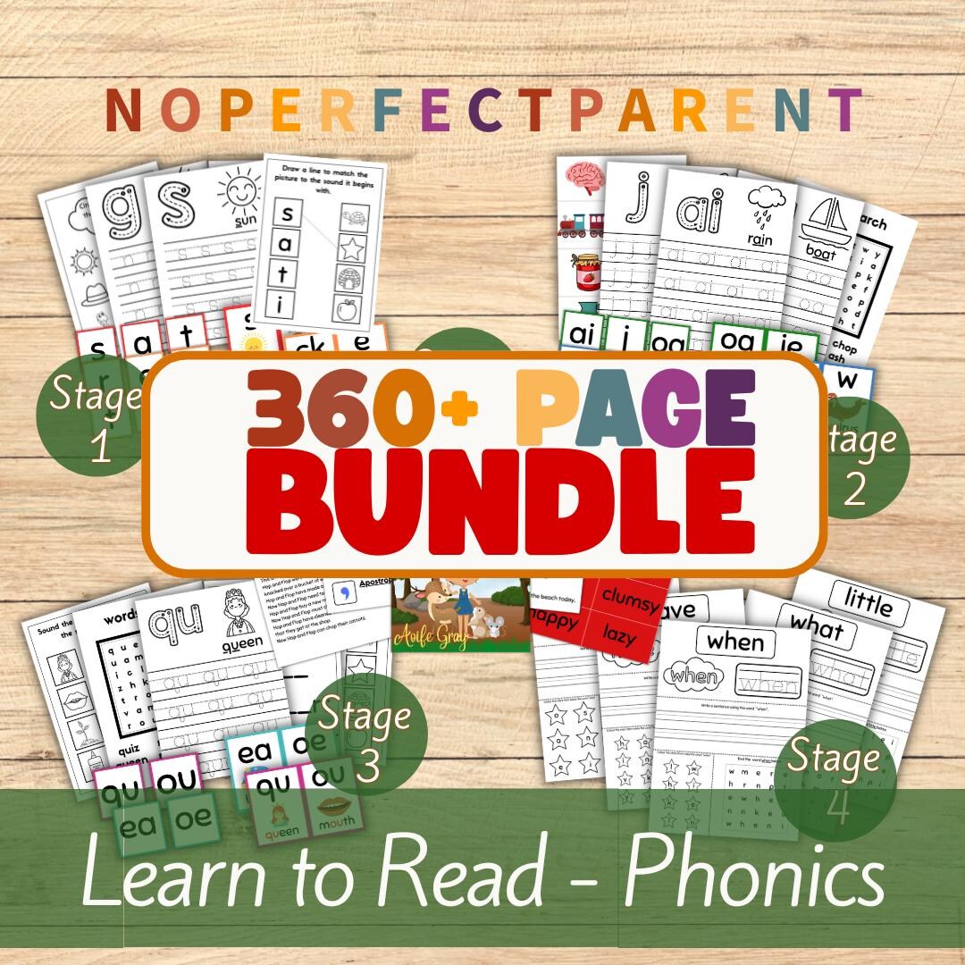Homeschool Reading Bundle for Kids Reading Program for Children ...