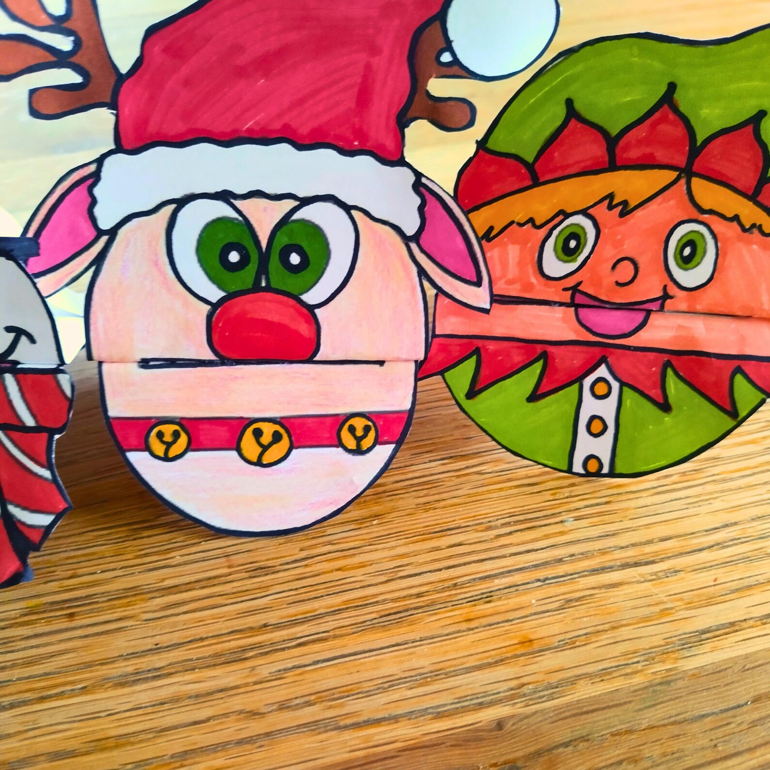 Christmas Activity for Kids Printable Hand Puppets for Christmas Crafts ...