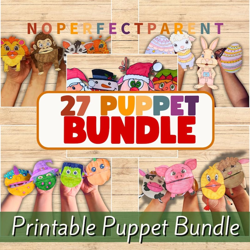 Paper Finger Puppets - Etsy