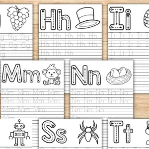 Printable Letter Tracing Worksheets for Kids and Toddler Handwriting ...